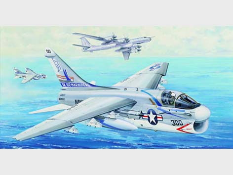 Trumpeter 02231 USS A-7E Corsair II.