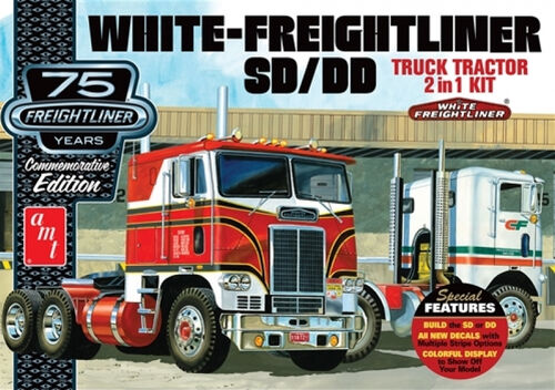 AMT/ERTL 1046 White Freightliner SC/DD Cabover Tractor (75th Anniversary - 2in1 kit)