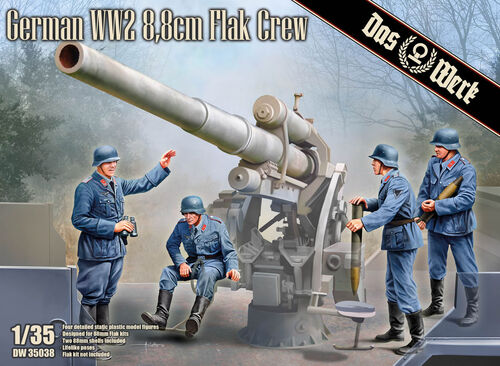 Das Werk 35038 German WW2 8,8cm Flak Crew