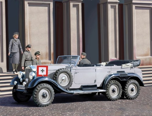 ICM 35531 Mercedes G4 (1939 Production) with Passengers
