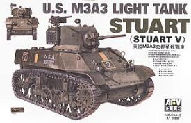 AFV Club 35053 US M3A3 Stuart Light Tank