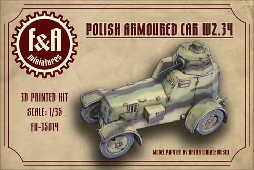 F&A Miniatures 35014 Polish Armoured Car WZ.34