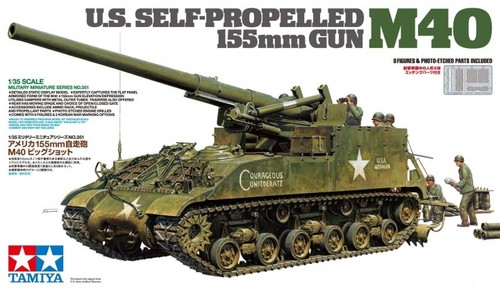 Tamiya 35351 U.S. Self-Propelled 155mm Gun M40