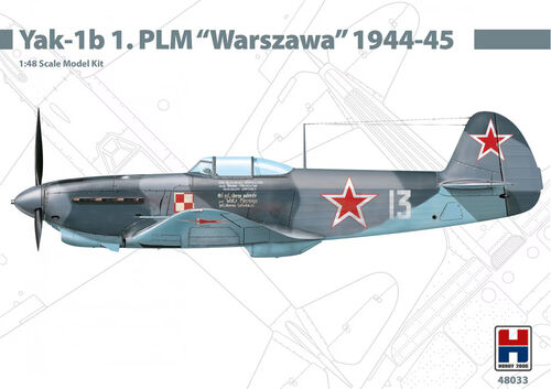 Hobby 2000 48033 Yak-1b 1. PLM 'Warszawa' 1944-45