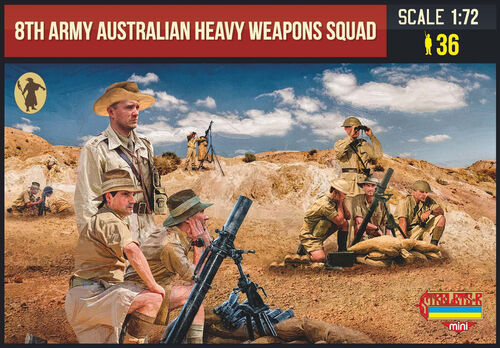 Strelets-R M156 Australian WWII Heavy Weapons Squad - British 8th Army