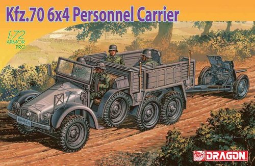 Dragon 7377 Kfz.70 6x4 Personnel Carrier + 3.7cm PaK 35/36