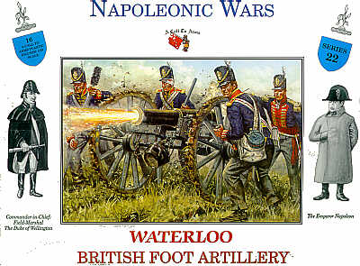 A Call To Arms 3222 British Foot Artillery - 16 figures (Waterloo 1815)