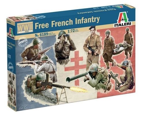 Italeri 6189 Free French Infantry