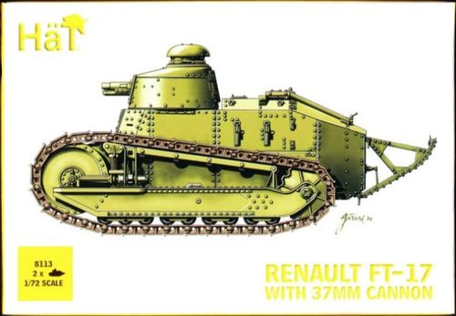 Hat 8113 Renault FT-17 with 37mm Cannon (2pcs)