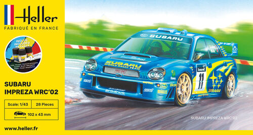 Heller 56199 Subaru Impreza WRC'02 - Starter Set