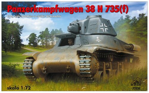 RPM 72220 PzKpfw 38H 735(f) w służbie Wermachtu