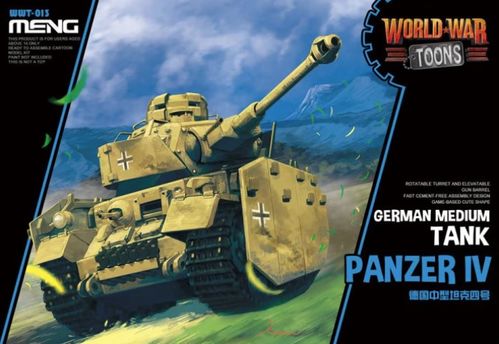 Meng Model WWT013 Panzer IV German Medium Tank - World War Toons