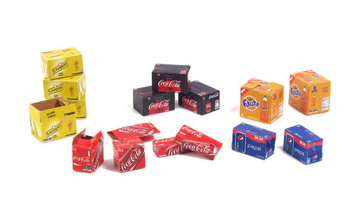 Matho Models 35073 Cardboard Boxes - soda