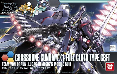 Bandai 57720 Crossbone Gundam X1 Full CLTH Type GBFT (Gundam 80674)
