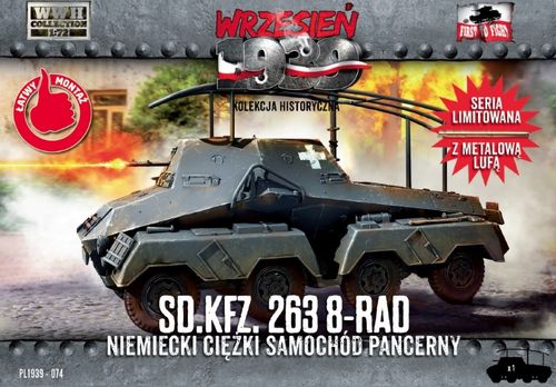 First to Fight PL074 Sd.Kfz. 263 8-Rad - Niemiecki ciężki samochód pancerny