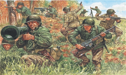 Italeri 6046 American Infantry (WWII)