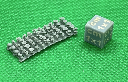 EMP3D 99160101 Grzyby 3mm - 11 róznych typów 50-60 szt