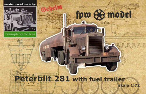 FPW Model TDW009 Peterbilt 281 with fuel trailer