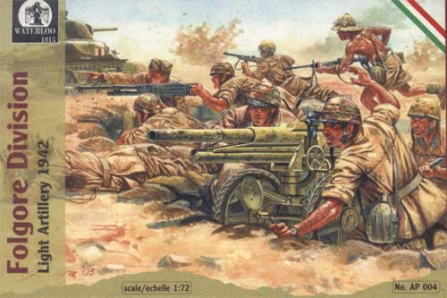 Waterloo 1815 AP004 Folgore Division Light Artillery 1942
