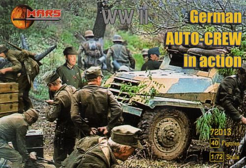 Mars 72013 German (WWII) auto mechanics (40 figs)