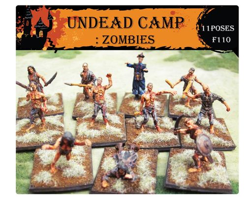 Caesar Miniatures F110 Undead Camp - Zombies