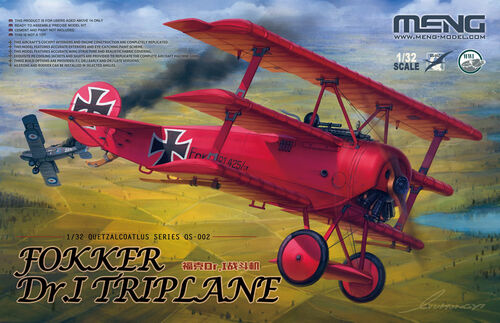 Meng Model QS002 Fokker Dr.I Triplane