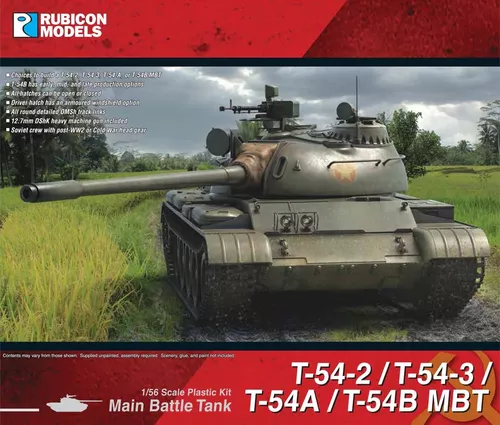 Rubicon Models 280120 Soviet T-54-2 / T-54-3 / T-54A / T-54B MBT