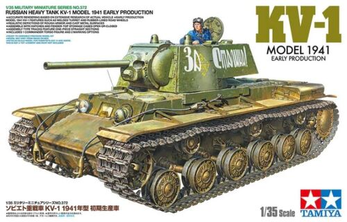 Tamiya 35372 Russian Heavy Tank KV-1 Model 1941, Early Production