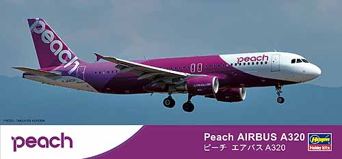 Hasegawa 10741 Peach Aviation Airbus A320