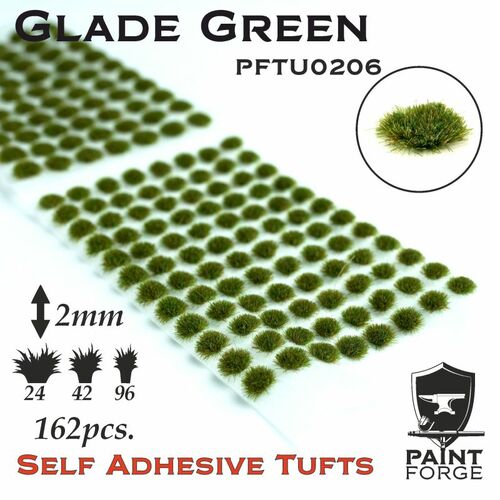 Paint Forge PFTU0206 Glade Green Grass Tufts 2mm