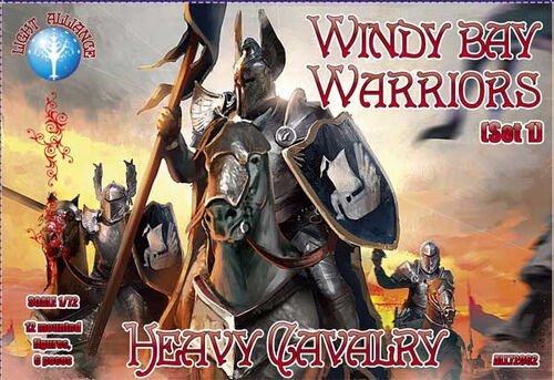 Dark Alliance 72062 Windy Bay Warriors - Set 1, Heavy Cavalry