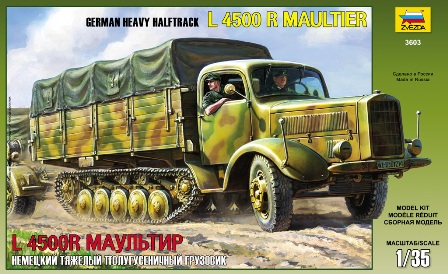 Zvezda 3603 German half-truck Maultier 4,5t Truck