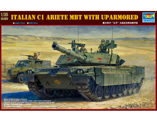 Trumpeter 00394 Italian C1 Ariete MBT with uparmored