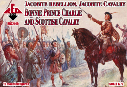 Red Box 72149 Jacobite Rebellion. Jacobite Cavalry. Bonnie Prince Charlie and Scottish Cavalry