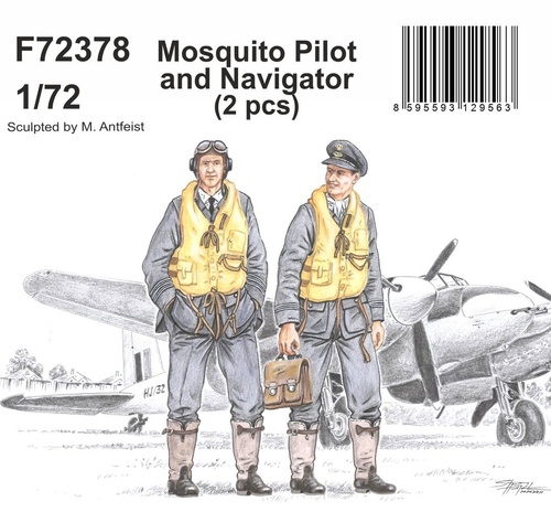 CMK F72378 Mosquito Pilot and Navigator (2 pcs)