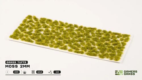 GamersGrass GG2-MO Grass Tufts - Moss 2mm