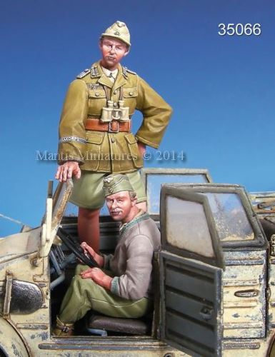 Mantis Miniatures 35066 D.A.K. Kubelwagen Crew