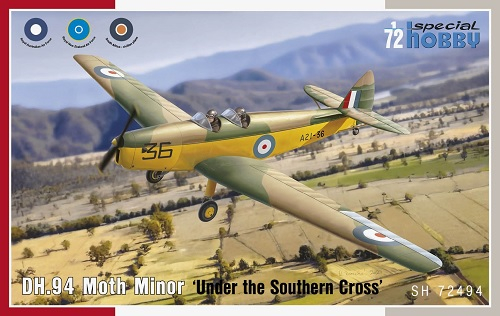 Special Hobby 72494 de Havilland DH-94 Moth Minor "Under the Southern Cross"