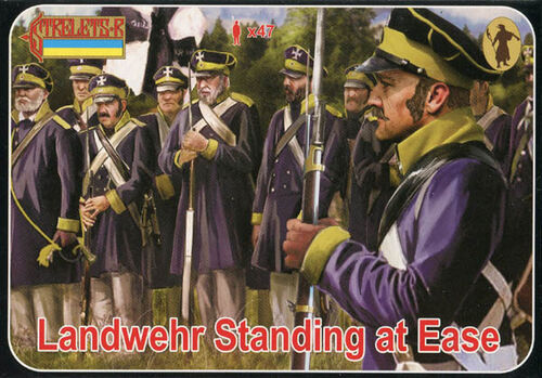 Strelets-R 16972 Prussian Landwehr Standing at Ease (Napoleonic Wars)