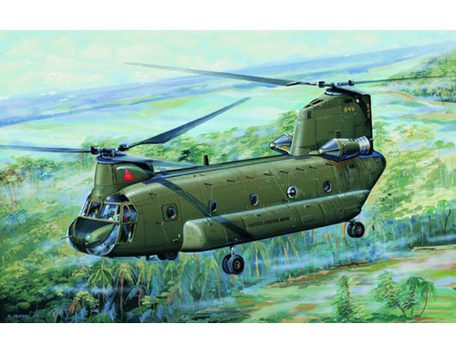 Trumpeter 01621 CH-47A Chinook medium-lift helicopter