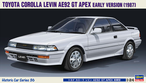 Hasegawa HC36 21136 Toyota Corolla Levin AE92 GT Apex Early Version (1987)