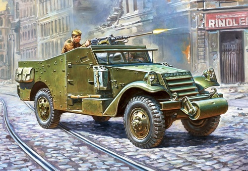 Zvezda 3519 M3 Scout armored car