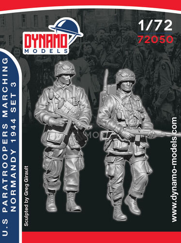 Dynamo-Models 72050 U.S Paratrooper Marching - Normandy 1944 Set 3