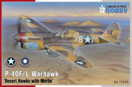 Special Hobby 72493 P-40F/L Warhawk 'Desert Hawks With Merlin'