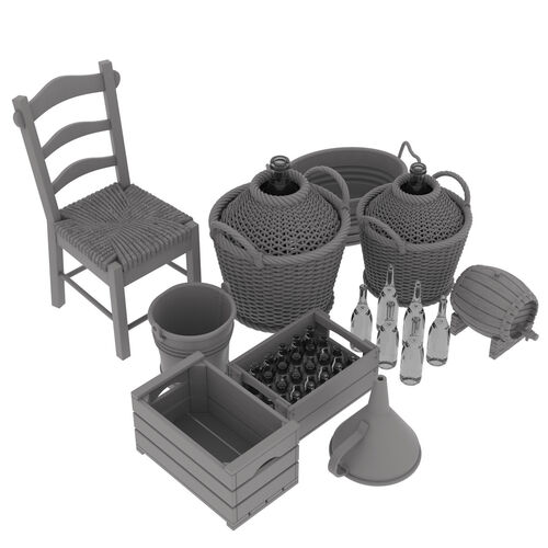 HD Models 35165 WWII Italian Farmhouse Accessories Vol. 2