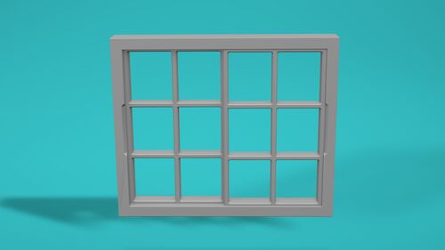 EMP3D 25150425 Okno normalne - typ 2A - zamknięte - 2 sztuki