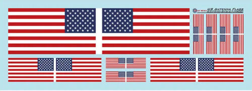 Galaxy-Model G35001 US Modern Antenna Flags - Decal Set