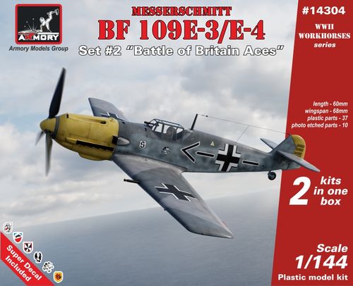 Armory Models Group 14304 Messerschmitt Bf 109E "Battle of Britain Aces"