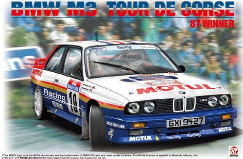 Nunu Model Kit BX24029 BMW M3 Tour de Corse - 1987 Winner