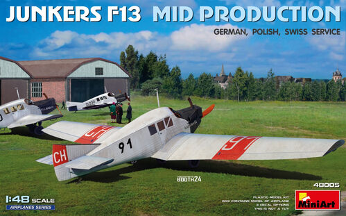 MiniArt 48005 Junkers F13 Mid Production (German, Polish, Swiss Service)